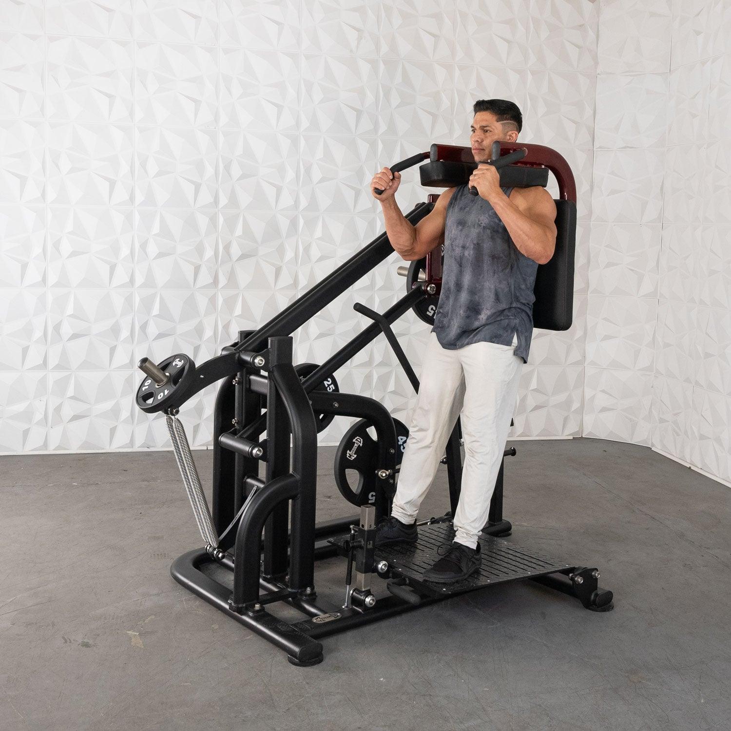 Pro Strength Drop Squat - Muscle D Fitness - Adjustable Plate Loaded S ...