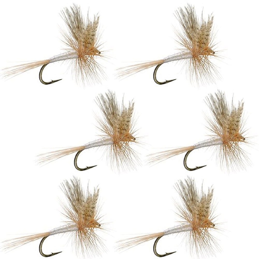 Barbless Light Cahill Classic Trout Dry Fly Fishing Flies - Set of 6 F ...