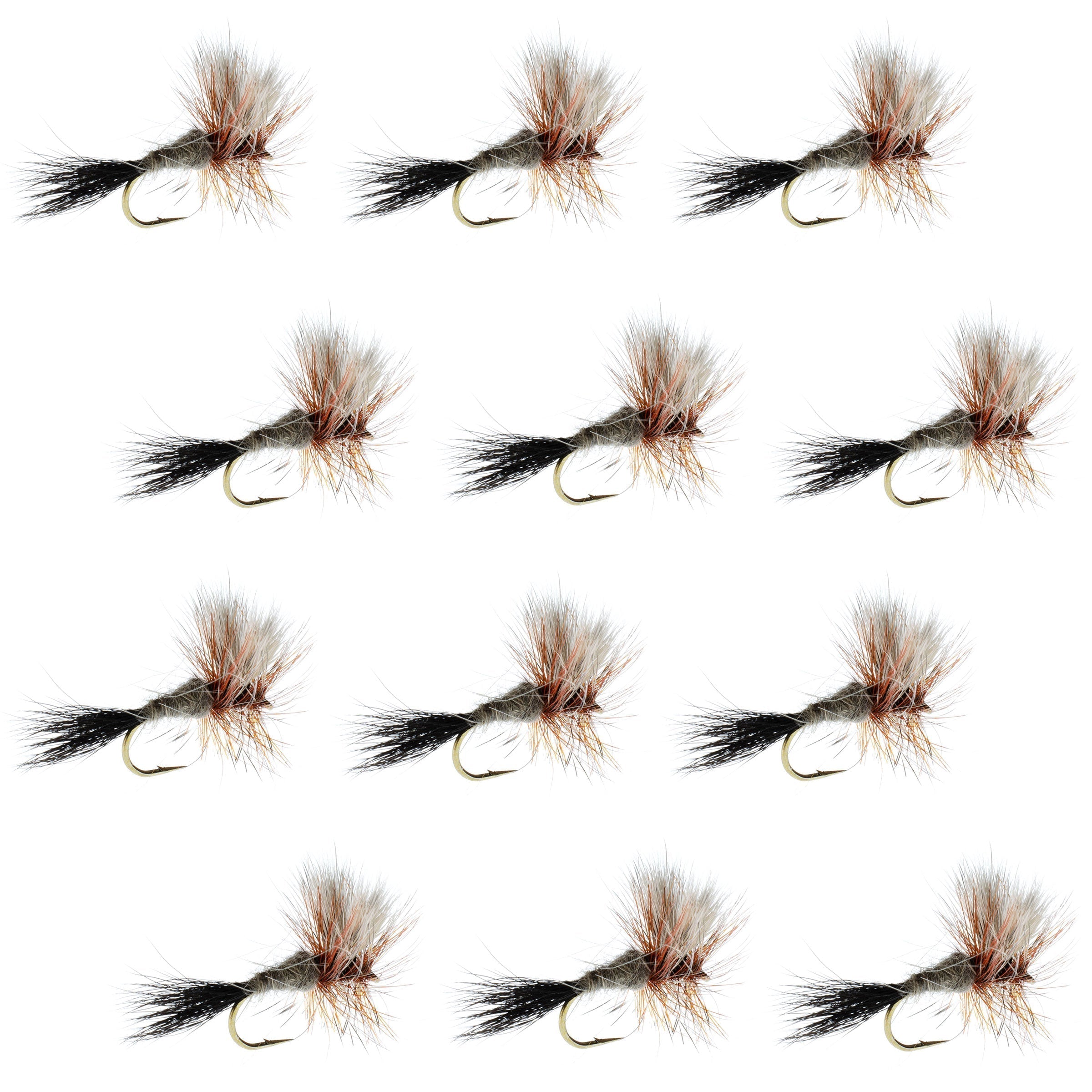 Ausable Wulff Classic Dry Fly 1 Dozen Flies Hook Size 14 – Tundra Globe